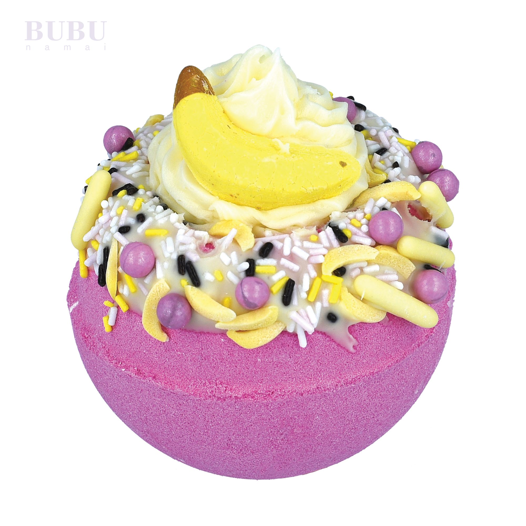 Vonios burbulas „Bananinis desertukas“, 160 g - bubunamai.lt