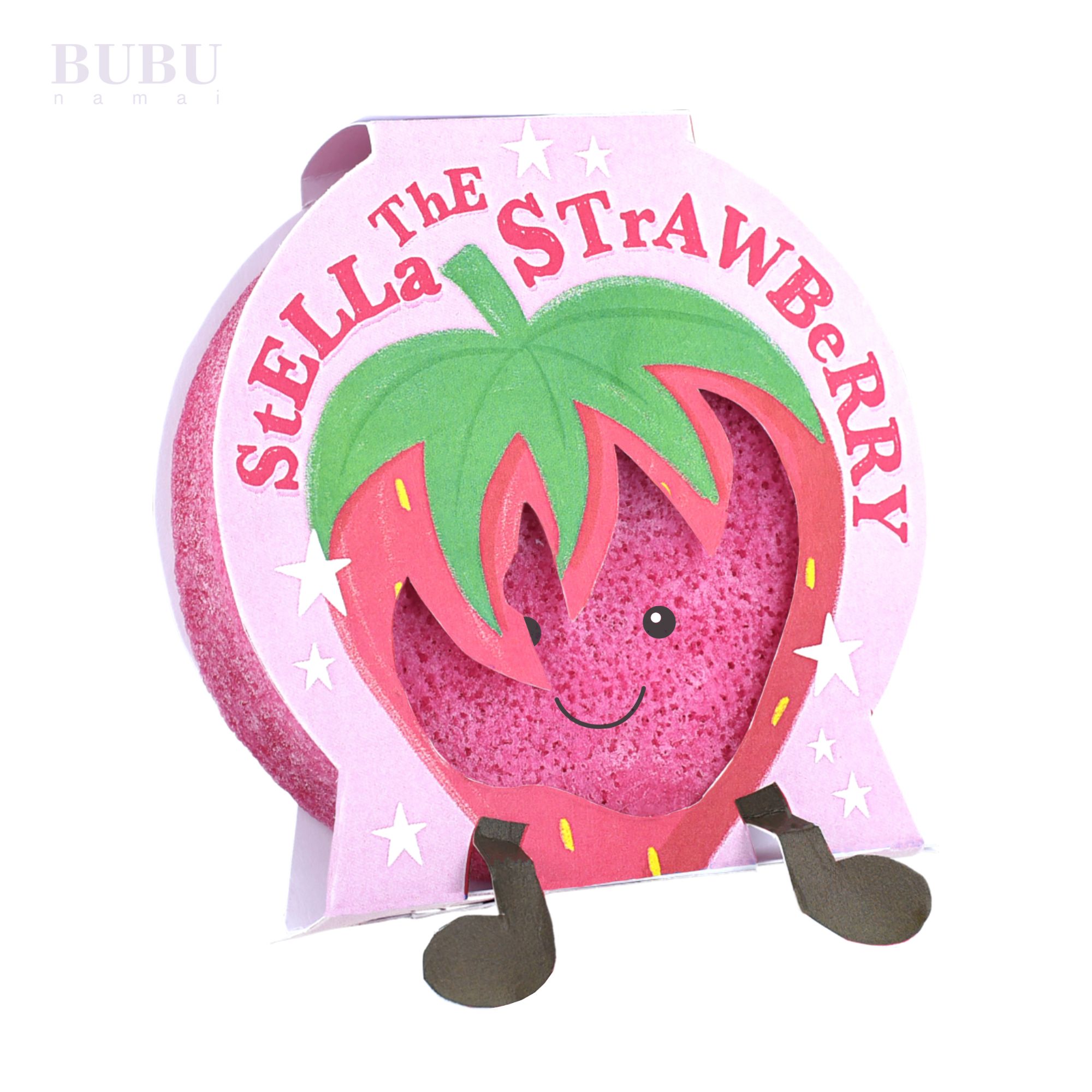 Desertinė kūno kempinė „Stella braškytė“, 100 g - bubunamai.lt